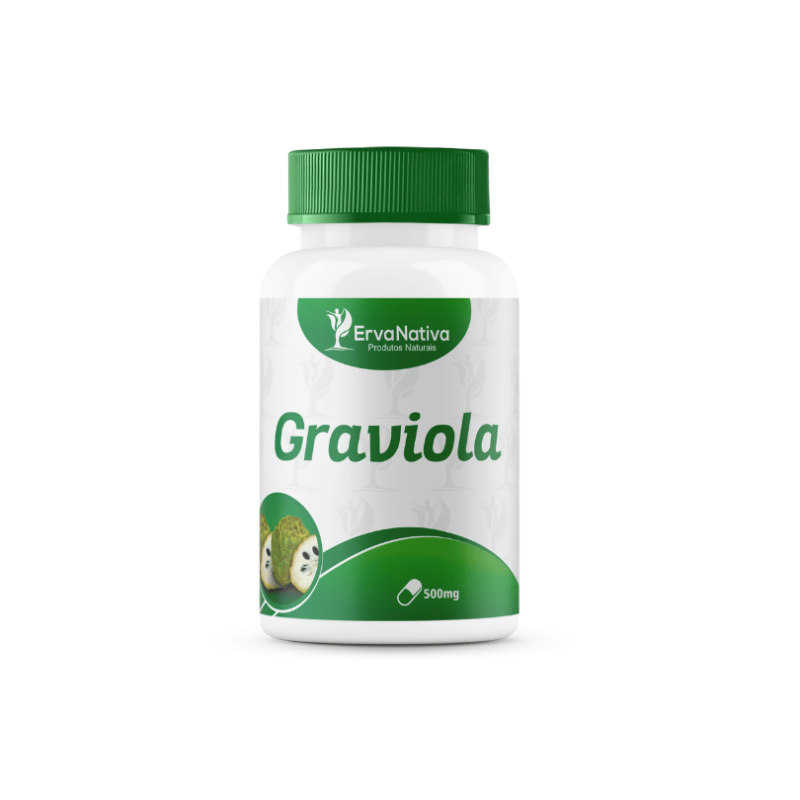Graviola 100 Cápsulas 500mg - Erva Nativa