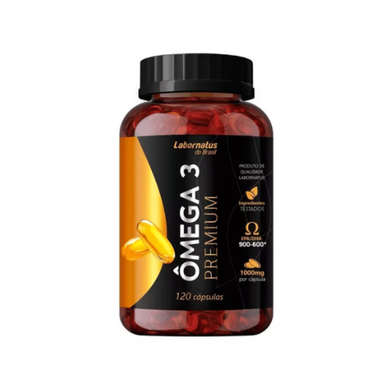 Ômega 3 Premium, 120 Cápsulas, 900EPA/ 600DHA, Ingredientes Testados ...