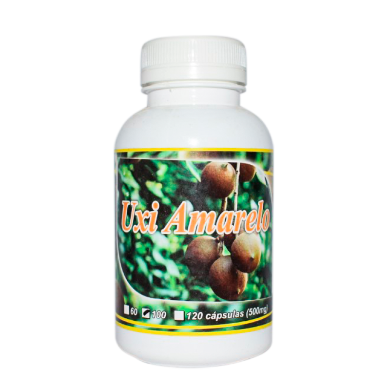 Uxi Amarelo 100 Cápsulas 500mg - Erva Nativa | Promoção