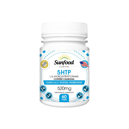 5HTP L-5_Hydroxytryptophan, 60 Cápsulas - Sunfood Clinical